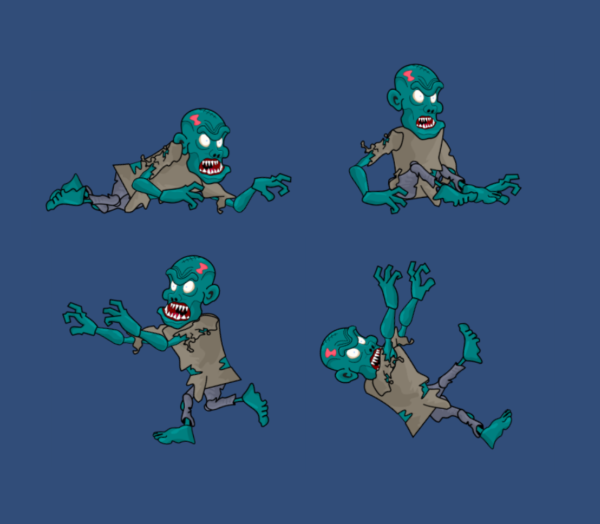 GreenZombie_screenshot | Game Art Partners