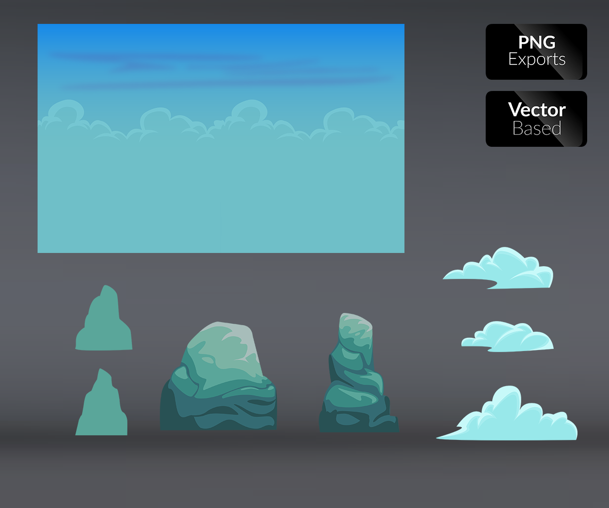 Grass-Plain-vectors-preview-2 | Game Art Partners